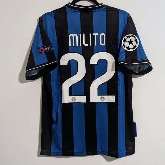 Shirts | Inter Milan Diego Milito Retro Jersey 210 Champions League ...